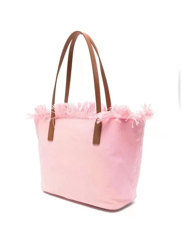 MC2 SAINT BARTH City Fringed Tote Bag - Pink