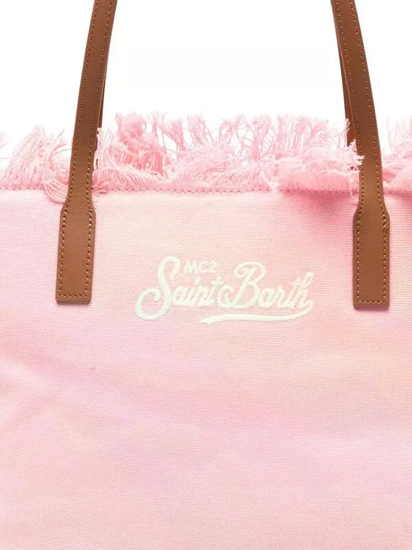 MC2 SAINT BARTH City Fringed Tote Bag - Pink