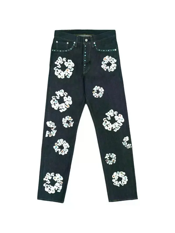 DENIM TEARS X Levi's 501 Wreath Jeans - Blue
