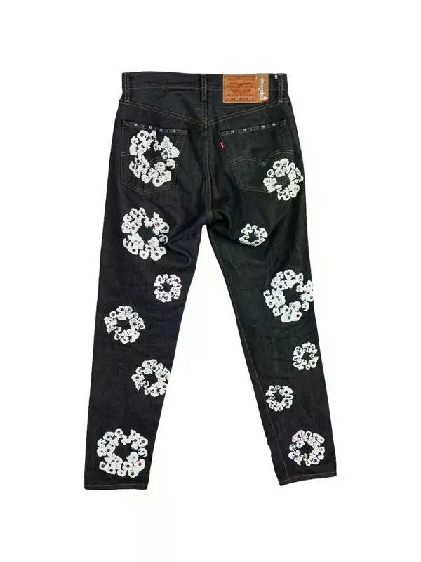DENIM TEARS X Levi's 501 Wreath Jeans - Blue