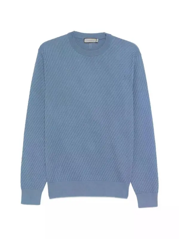 Canali Textured Knit Sweater