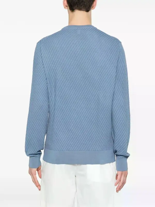 Canali Textured Knit Sweater