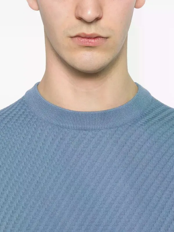 Canali Textured Knit Sweater