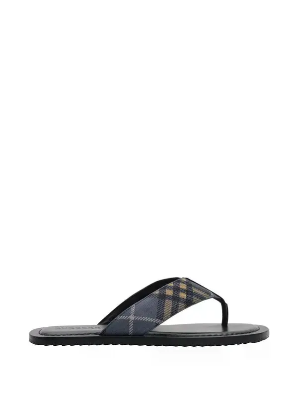 Burberry Check Pavilion Sandals - Blue