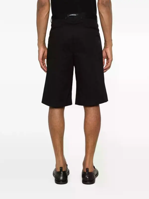 Karl Lagerfeld Pleated Tailored Shorts - Black