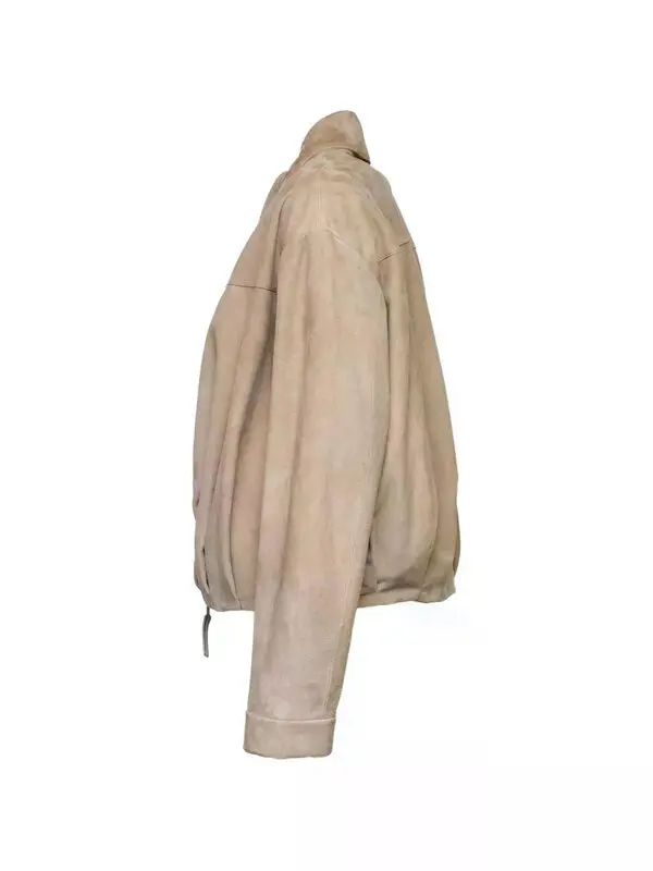 SWORD 6644 Collared Zip-up Jacket - Neutrals