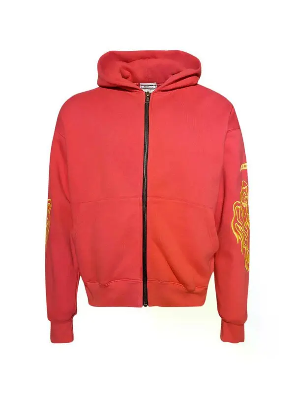 WARREN LOTAS Serenity Reaper Zip-up Hoodie - Red