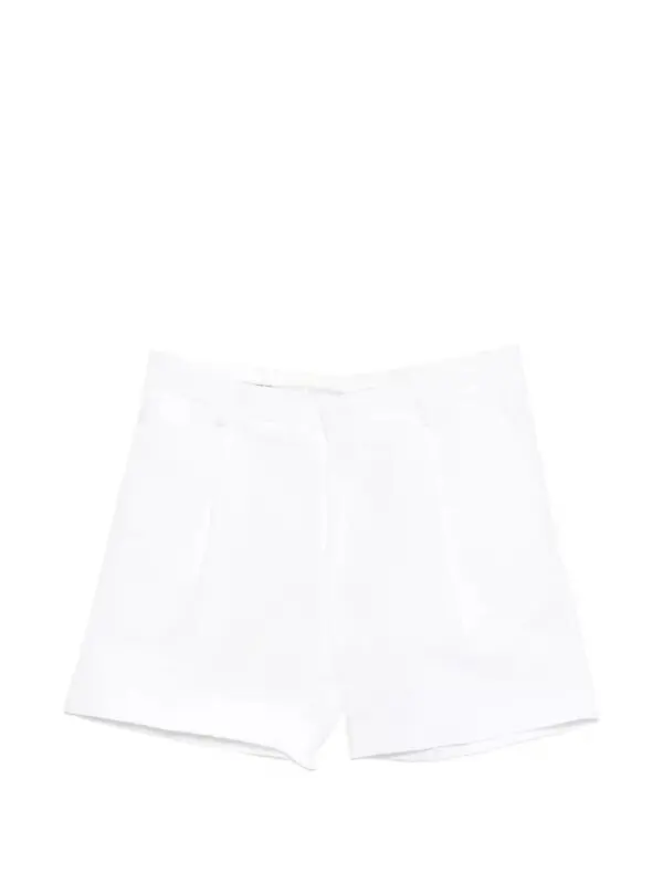 Karl Lagerfeld Pleated Shorts - White