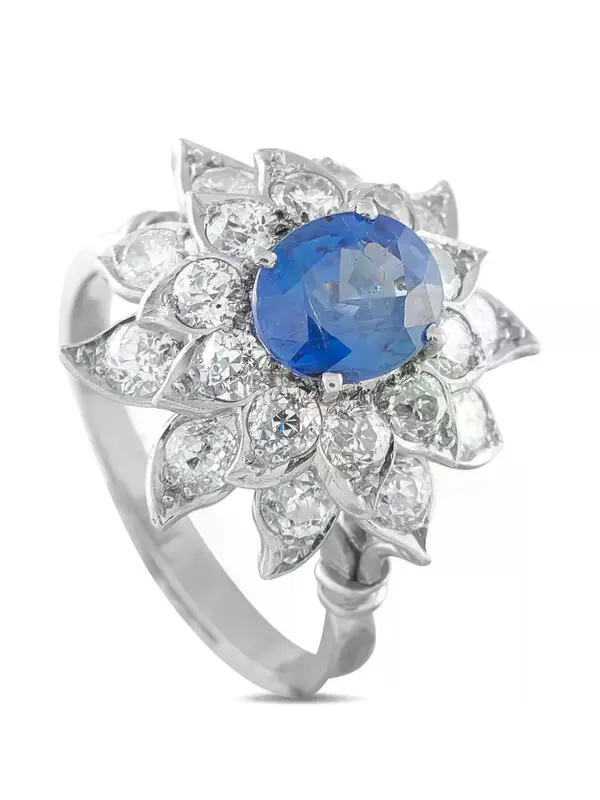 LB EXCLUSIVE Diamond And Sapphire Ring