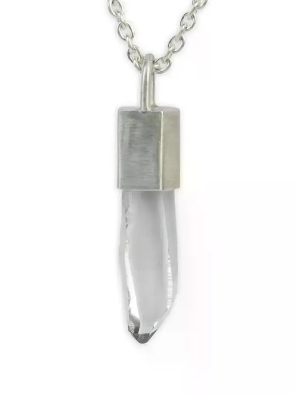PARTS OF FOUR Talisman Quartz Pendant Necklace - Silver