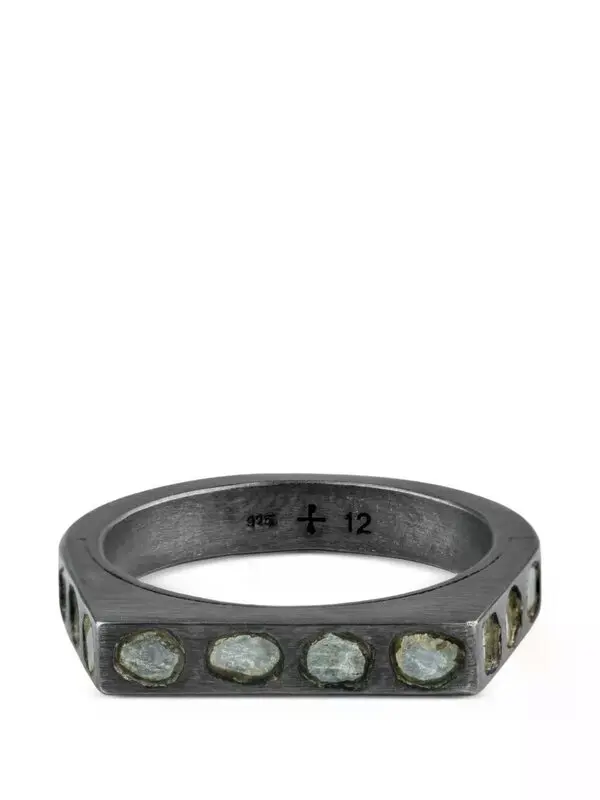PARTS OF FOUR Sistema Diamond Ring - Black