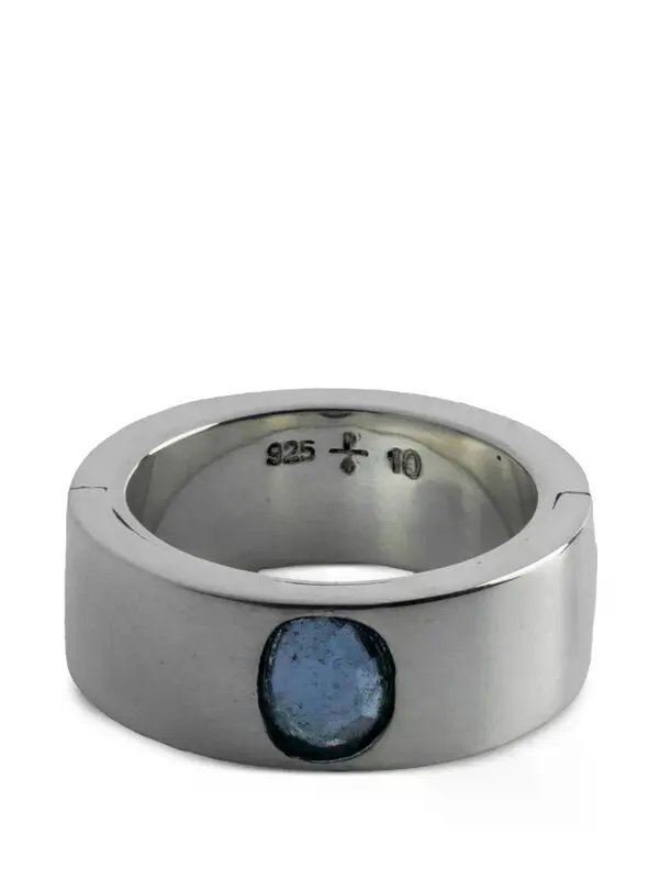PARTS OF FOUR Sistema Sapphire Ring - Silver