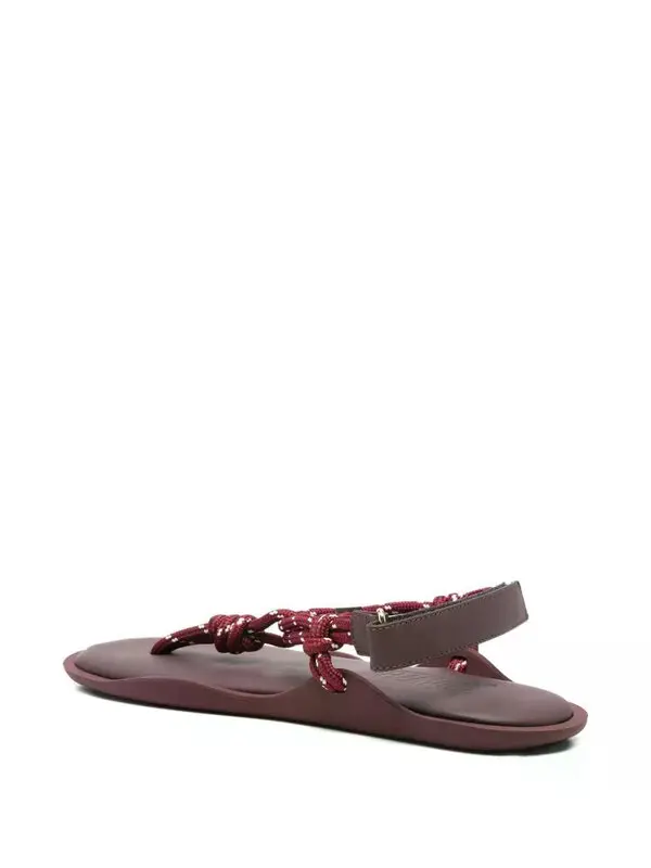 Flowze Monocolor Rope Sandals - Red