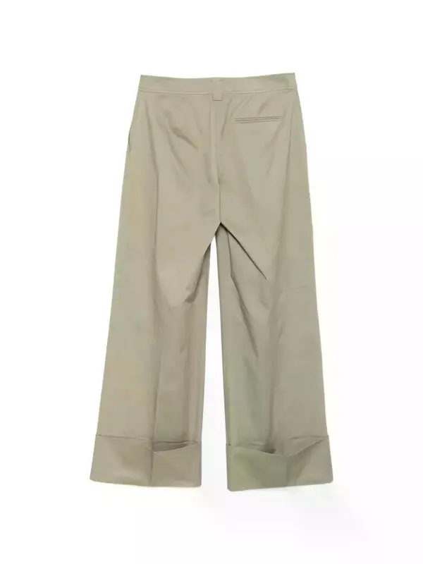 Liu Jo Logo-embroidered Trousers - Neutrals