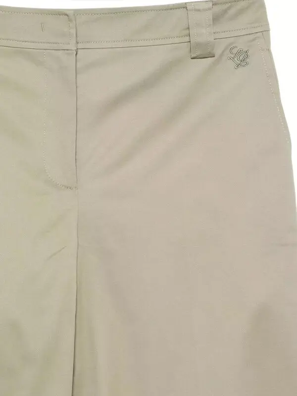 Liu Jo Logo-embroidered Trousers - Neutrals