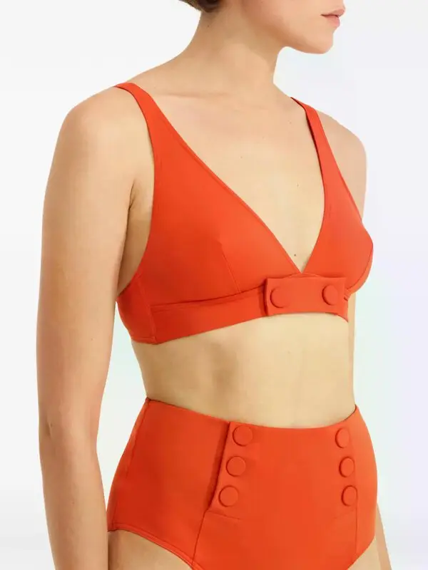 ERES Flaneuse High-waisted Bikini Bottoms - Red