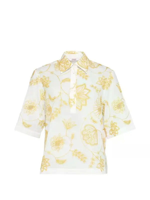 ERES Floral-print Shirt - Yellow