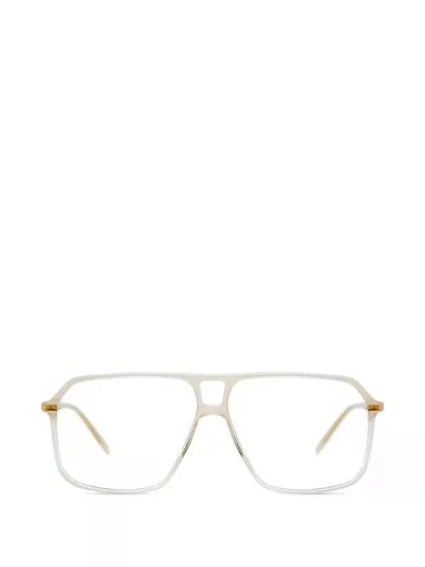 GIGI STUDIOS Isel Pilot-frame Glasses - White