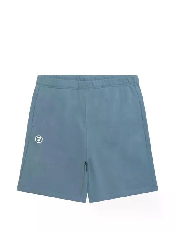 AAPE BY *A BATHING APE Logo Shorts - Blue