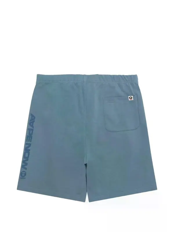 AAPE BY *A BATHING APE Logo Shorts - Blue