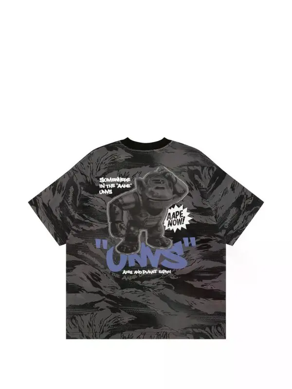 AAPE BY *A BATHING APE Camouflage Crewneck T-shirt