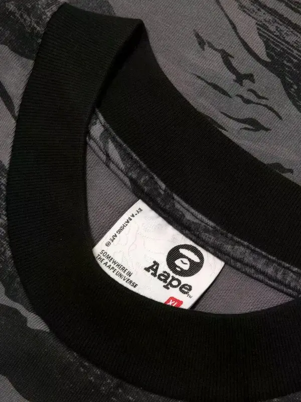 AAPE BY *A BATHING APE Camouflage Crewneck T-shirt