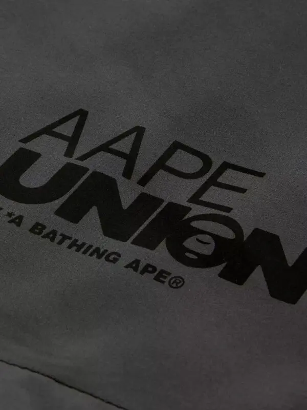 AAPE BY *A BATHING APE Logo Appliqué Hooded Jacket