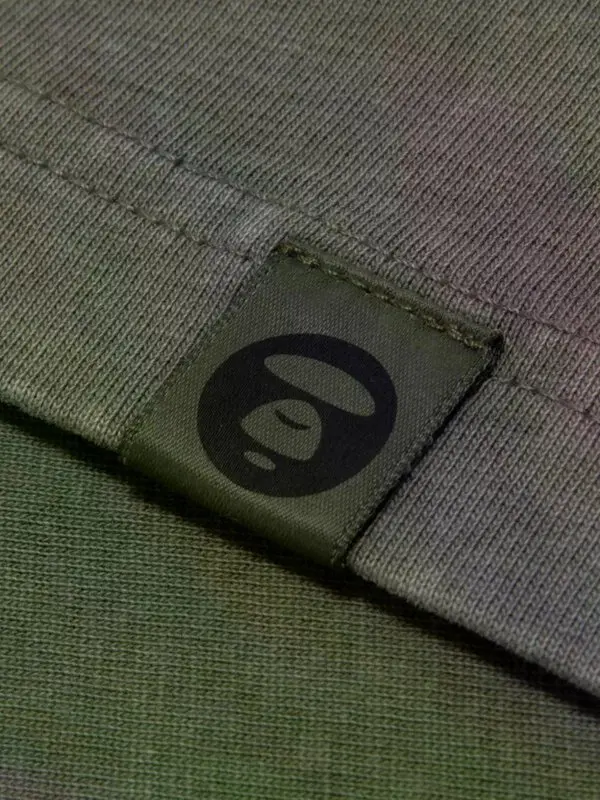 AAPE BY *A BATHING APE Appliqué Polo Shirt - Green