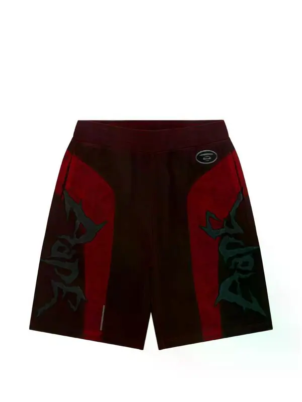 AAPE BY *A BATHING APE Panel Logo Shorts - Red