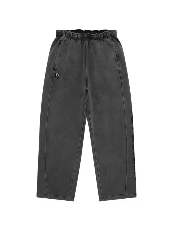 AAPE BY *A BATHING APE Appliqué Wide-leg Trousers - Grey