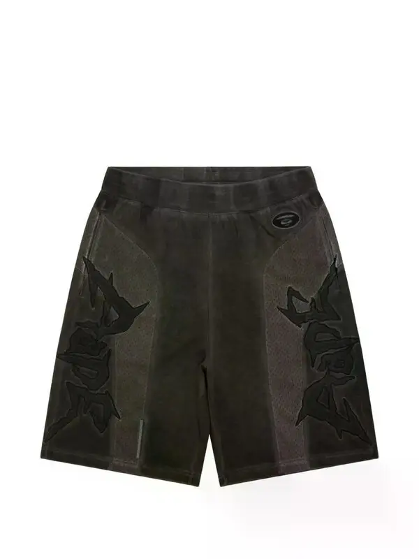 AAPE BY *A BATHING APE Logo-appliqué Shorts - Grey