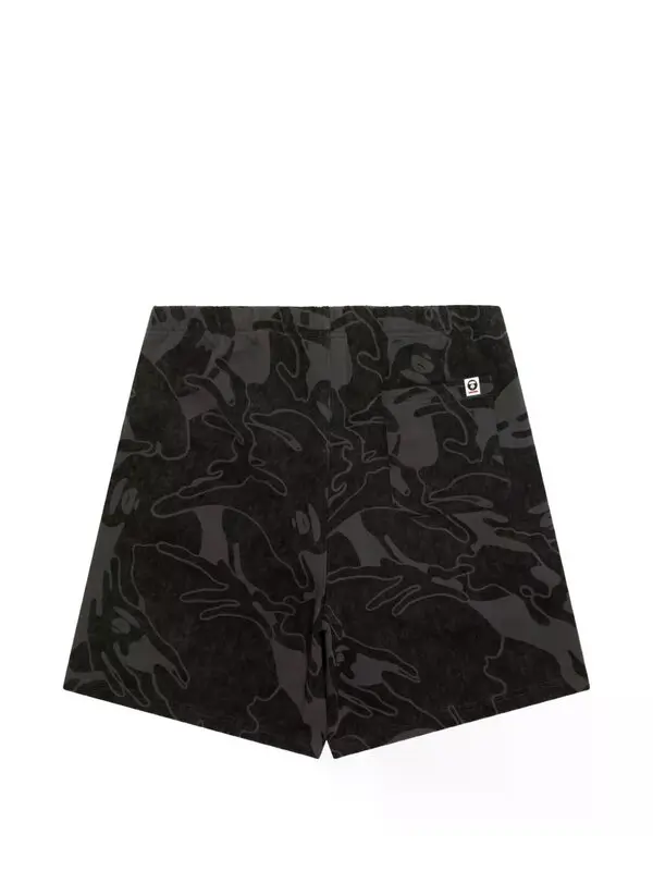 AAPE BY *A BATHING APE Camouflage Shorts - Black