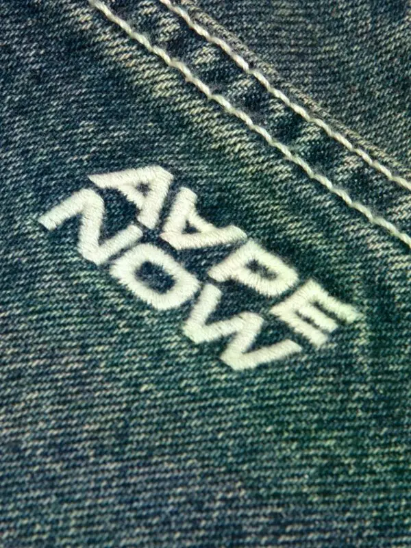 AAPE BY *A BATHING APE Logo Patch Trousers
