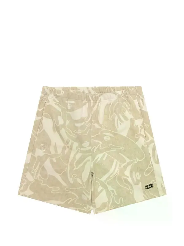 AAPE BY *A BATHING APE Camouflage Logo Shorts