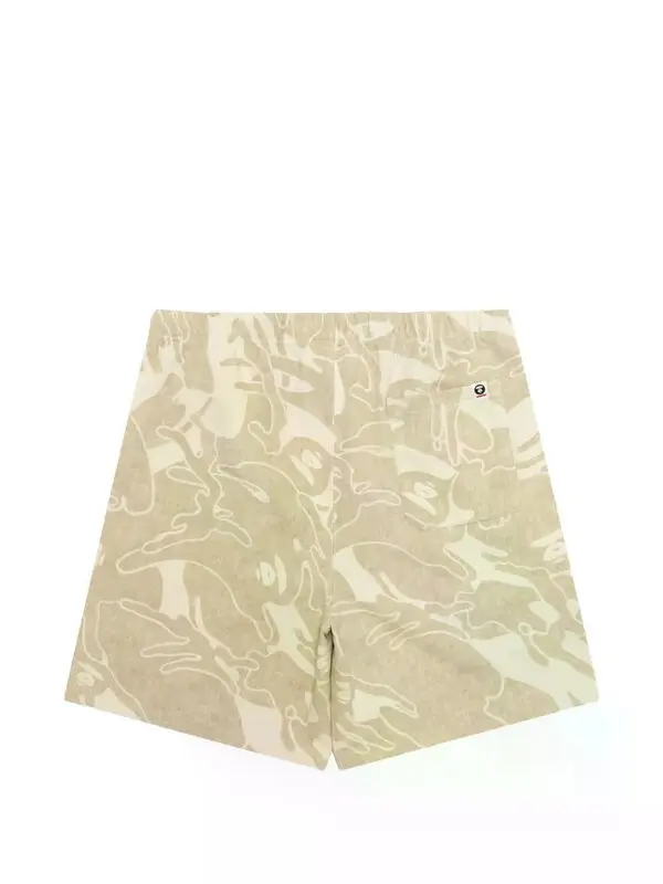 AAPE BY *A BATHING APE Camouflage Logo Shorts