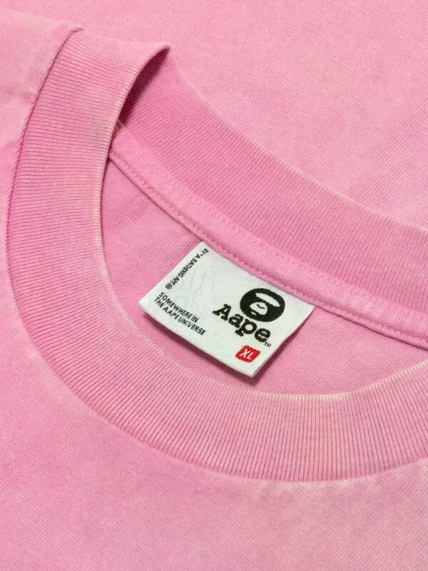 AAPE BY *A BATHING APE Robot Graphic T-shirt - Pink