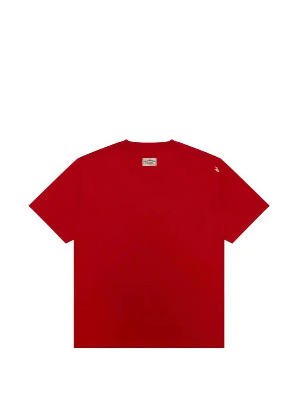 AAPE BY *A BATHING APE Logo-detailing T-shirt - Red