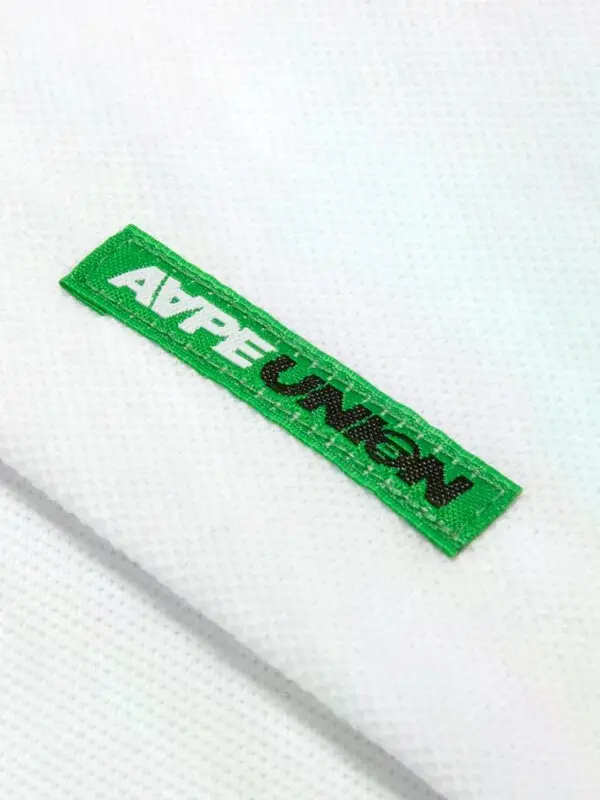 AAPE BY *A BATHING APE Contrast Trim Polo Shirt - White