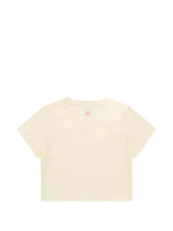 AAPE BY *A BATHING APE Printed Cropped T-shirt - Neutrals