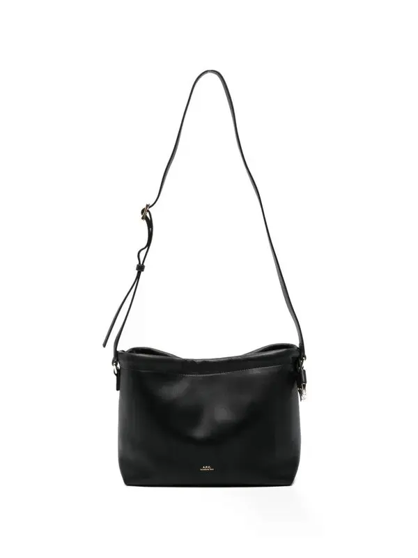 A.p.c. Drawstring Shoulder Bag - Black