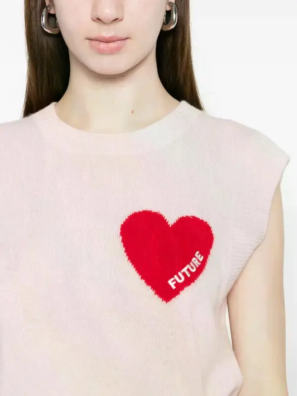 From Future Heart-knitted Vest
