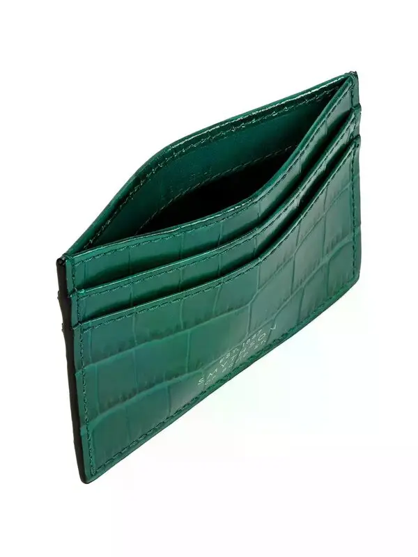Smythson Mara Card Holder - Green