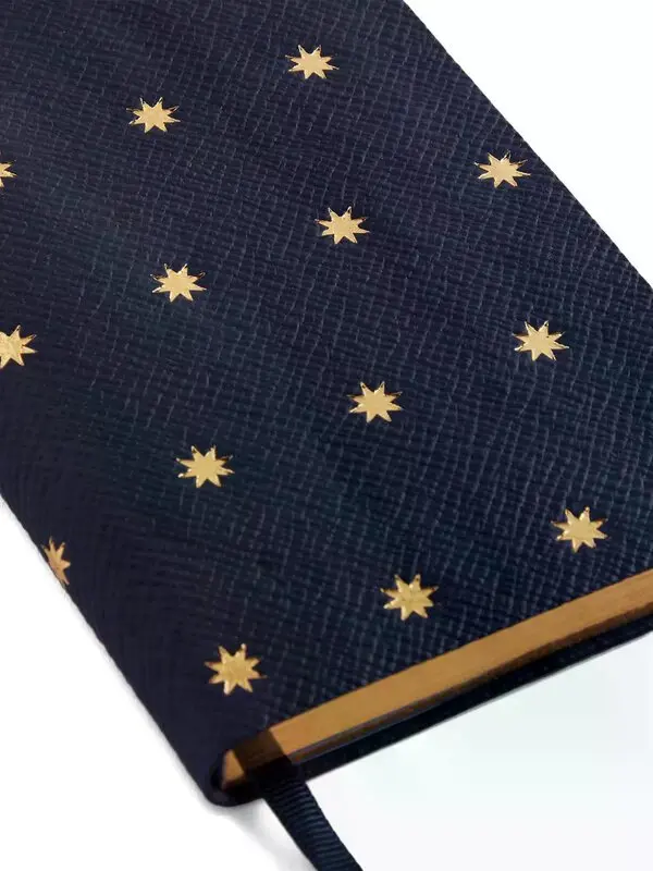 Smythson Stars Panama Notebook - Blue