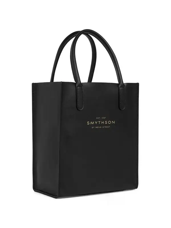 Smythson Mini Kingly Tote Bag - Black