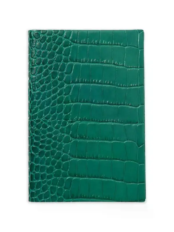 Smythson Chelsea Mara Notebook - Green