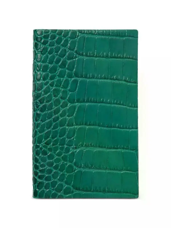Smythson Panama Mara Notebook - Green