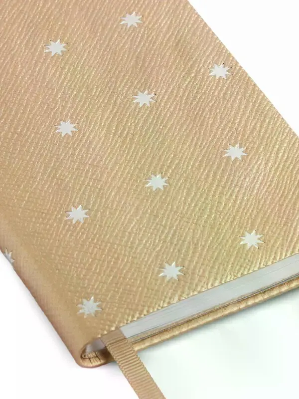 Smythson Stars Panama Notebook - Neutrals