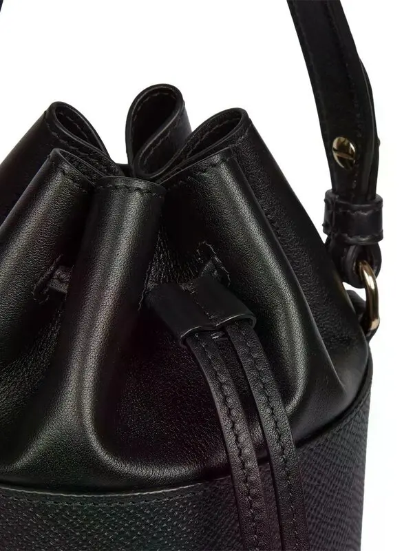 Smythson Panama Drawstring Wine Bag