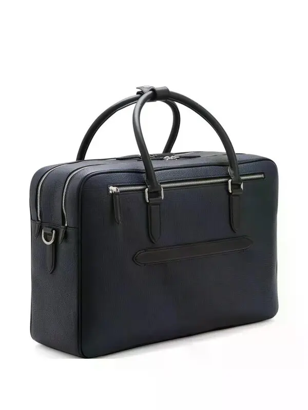 Smythson 48-hour Ludlow Double-zip Holdall Bag - Blue