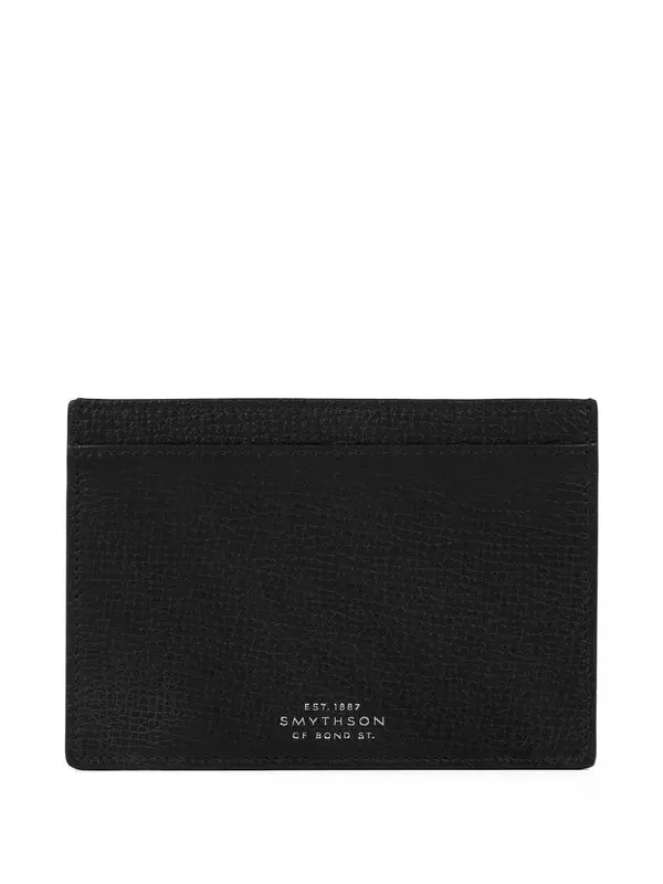 Smythson Ludlow Leather Passport Holder - Black